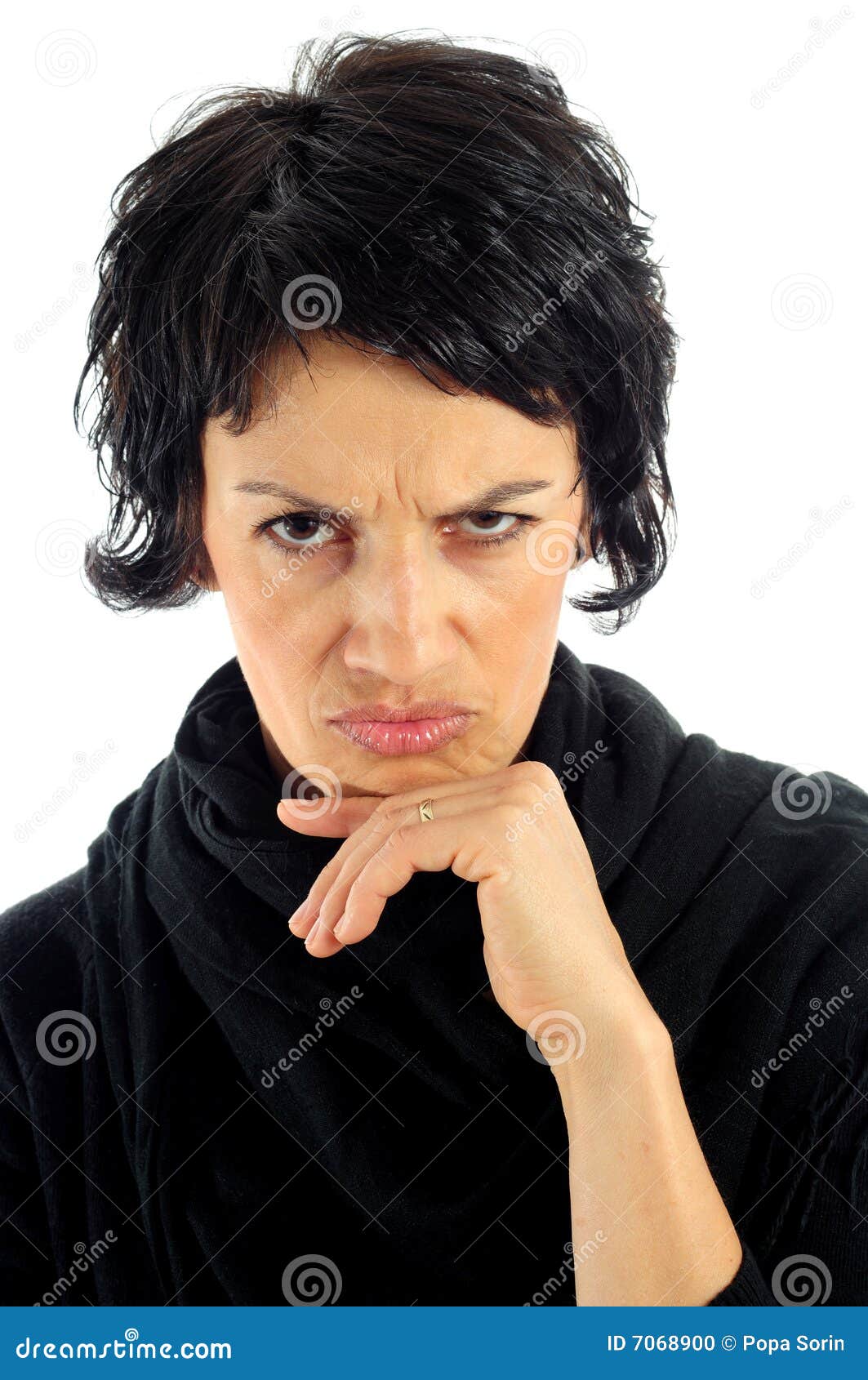 Angry woman stock photo. Image of lady, young, expression - 7068900