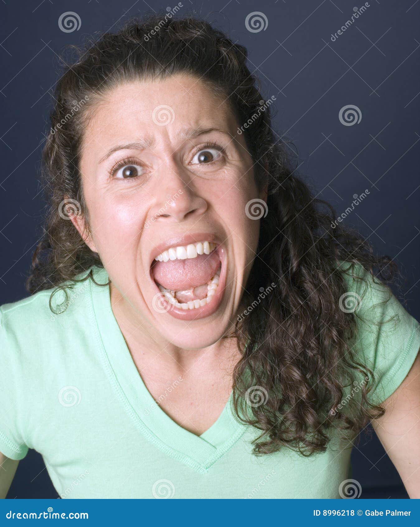 Angry Woman stock photo. Image of individual, portrait - 8996218