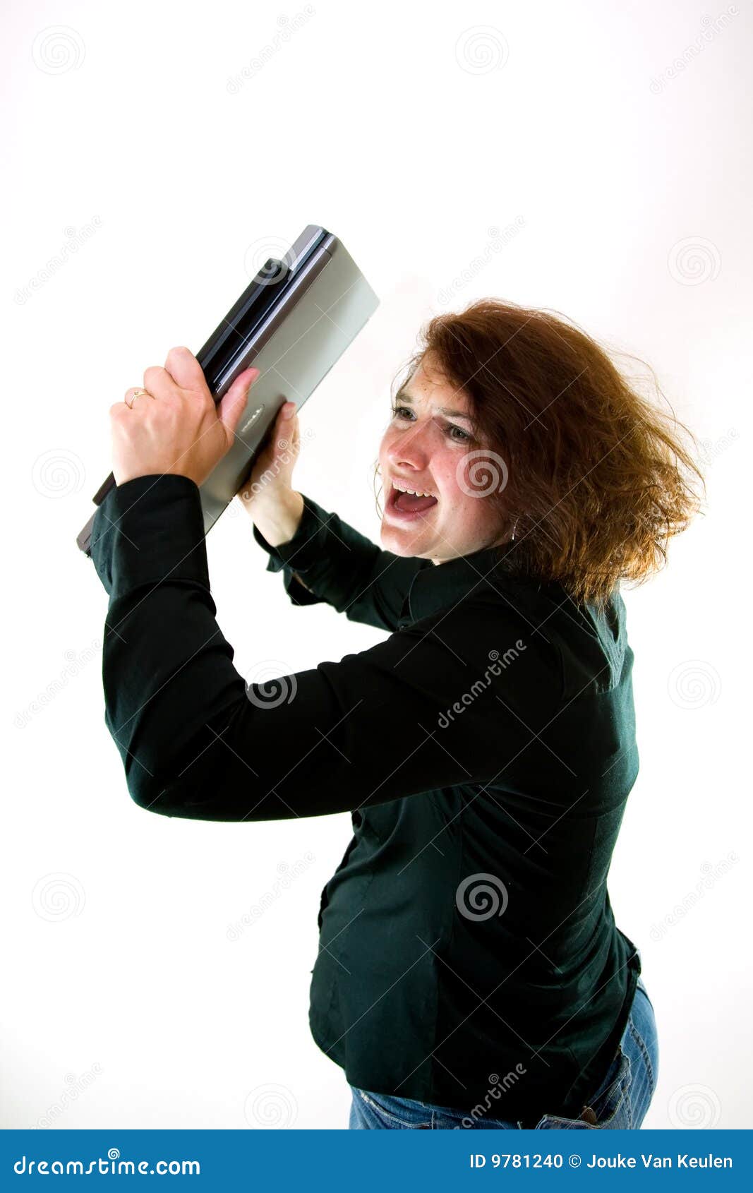 Angry woman stock photo. Image of lady, frustrated, computer - 9781240