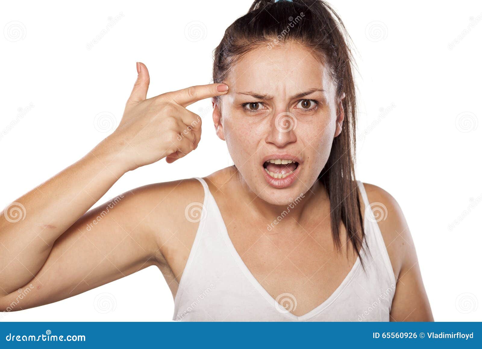 Angry woman stock photo. Image of care, healthy, close - 65560926
