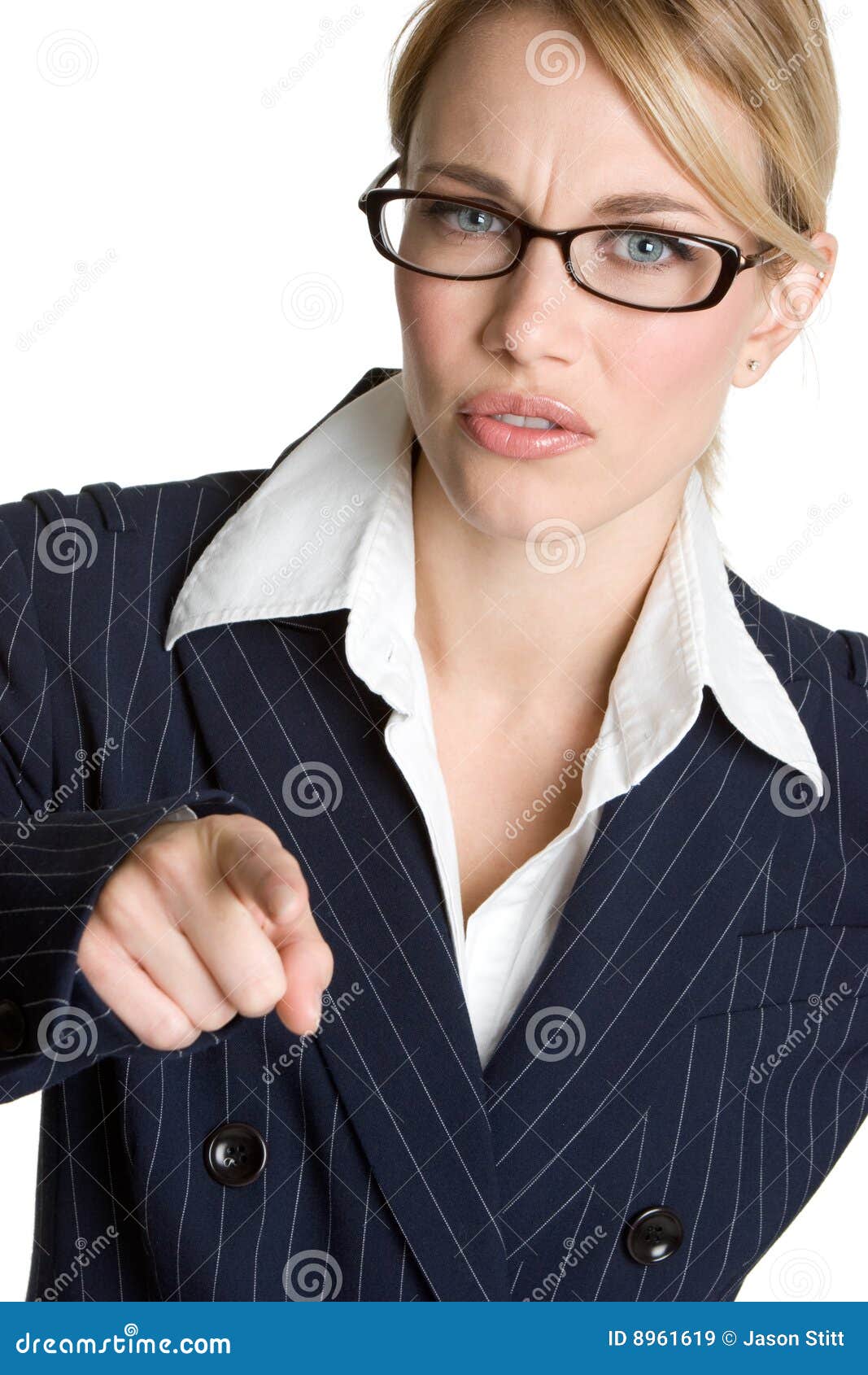 Angry Woman Pointing stock image. Image of professional - 8961619