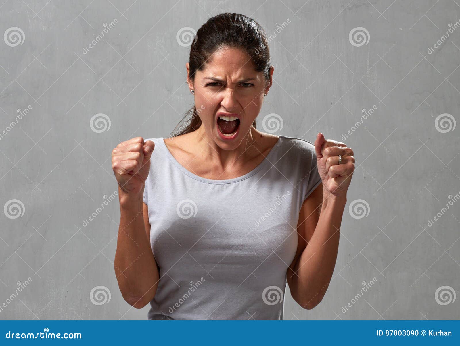 Angry woman stock photo. Image of adult, feeling, girl - 87803090