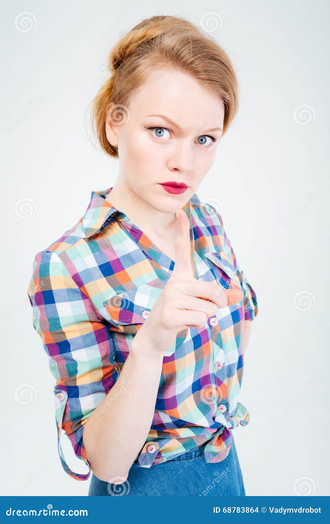 Woman Wagging Finger Royalty-Free Stock Image | CartoonDealer.com #8289760