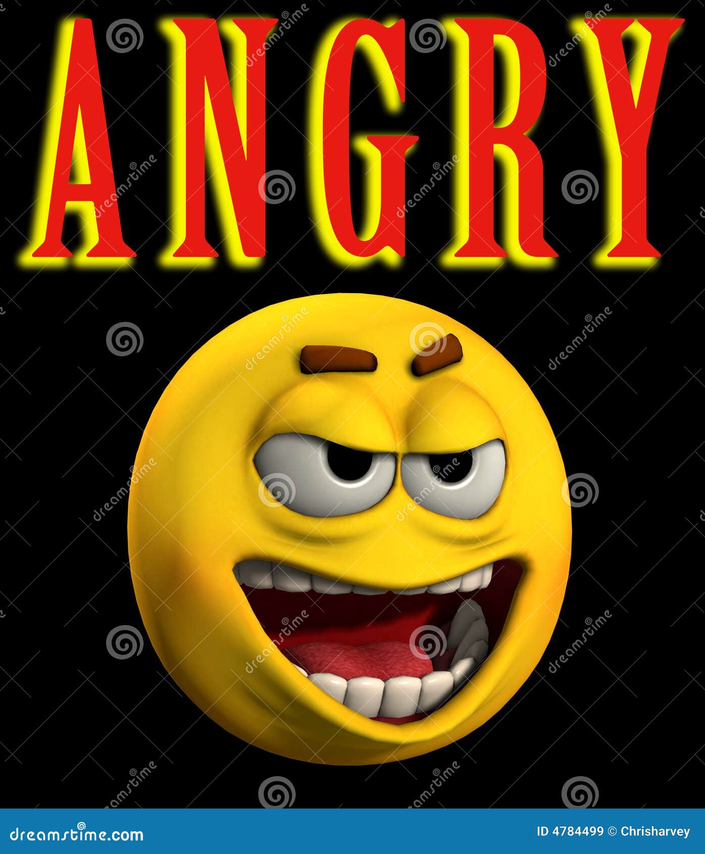 Angry Word 4 stock illustration. Illustration of emotional - 4784499