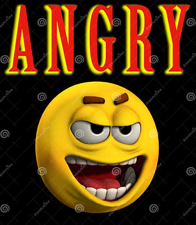 Angry Word 4 stock illustration. Illustration of emotional - 4784499