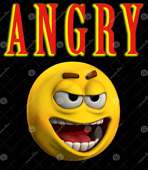 Angry Word 4 stock illustration. Illustration of emotional - 4784499