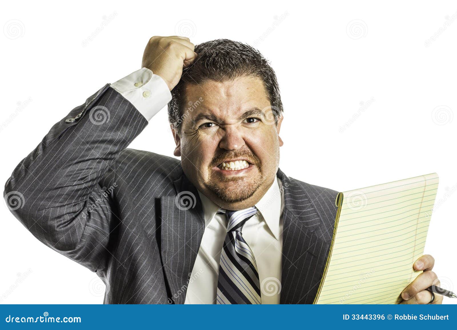 Angry with Work 2 stock photo. Image of boss, business - 33443396