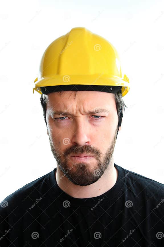 Angry worker stock photo. Image of emotion, ferocious - 12860504