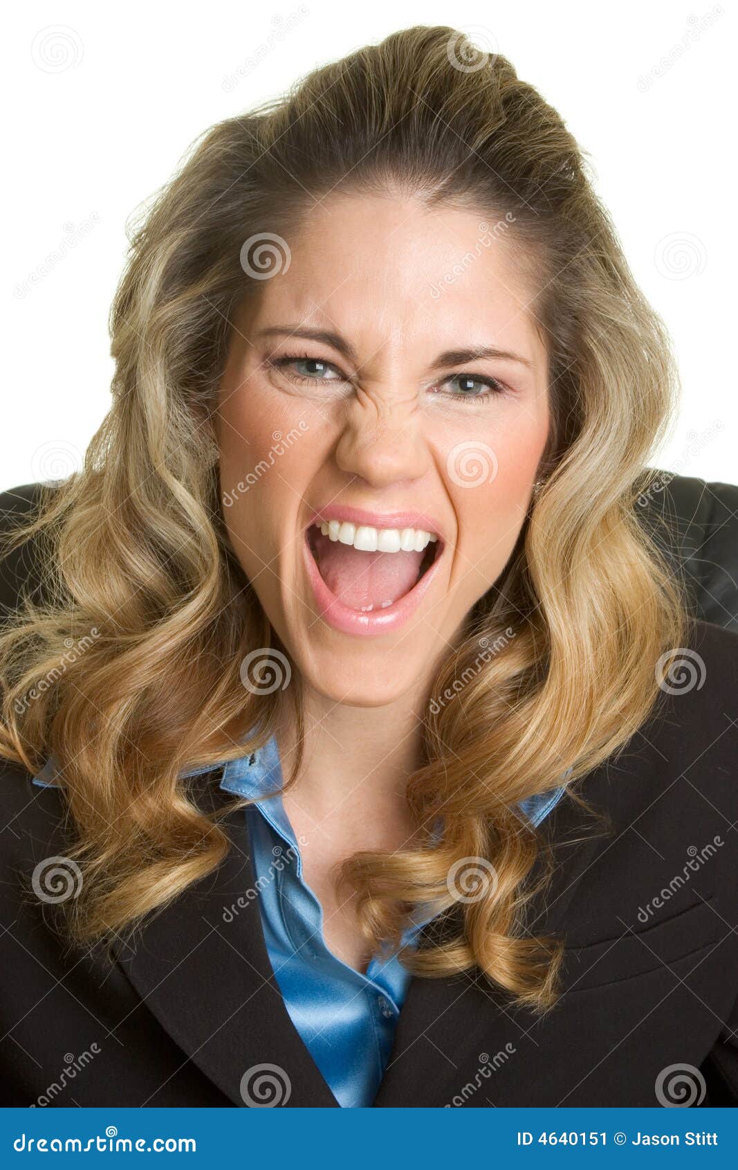 Angry Yelling Woman stock image. Image of person, pretty - 4640151