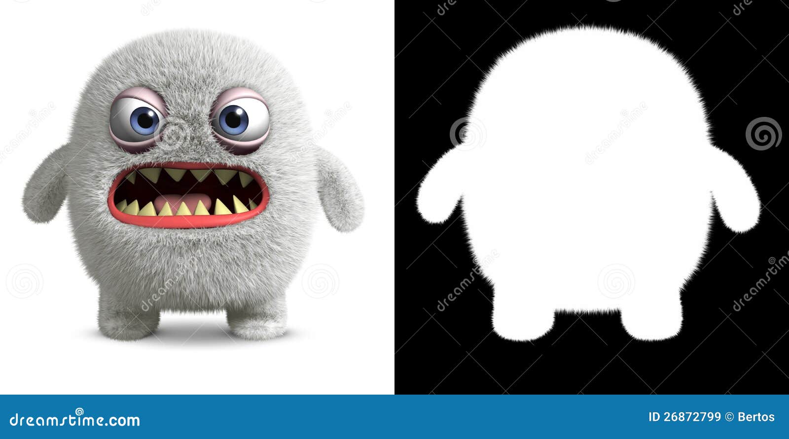 Angry Yeti Royalty-Free Stock Photography | CartoonDealer.com #26872799
