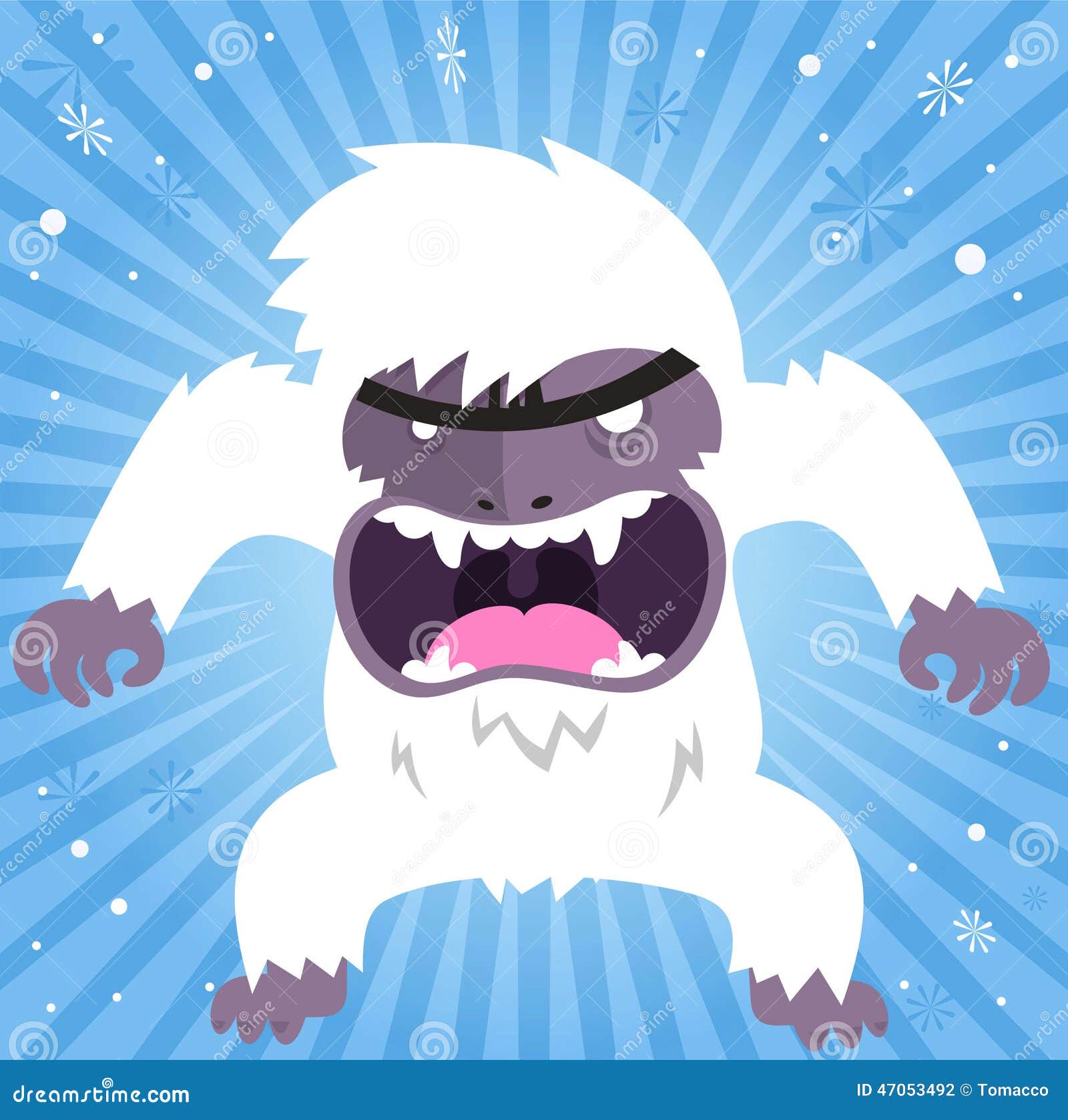 Animated Ice Yeti Character Sprites Vector Illustration | CartoonDealer ...