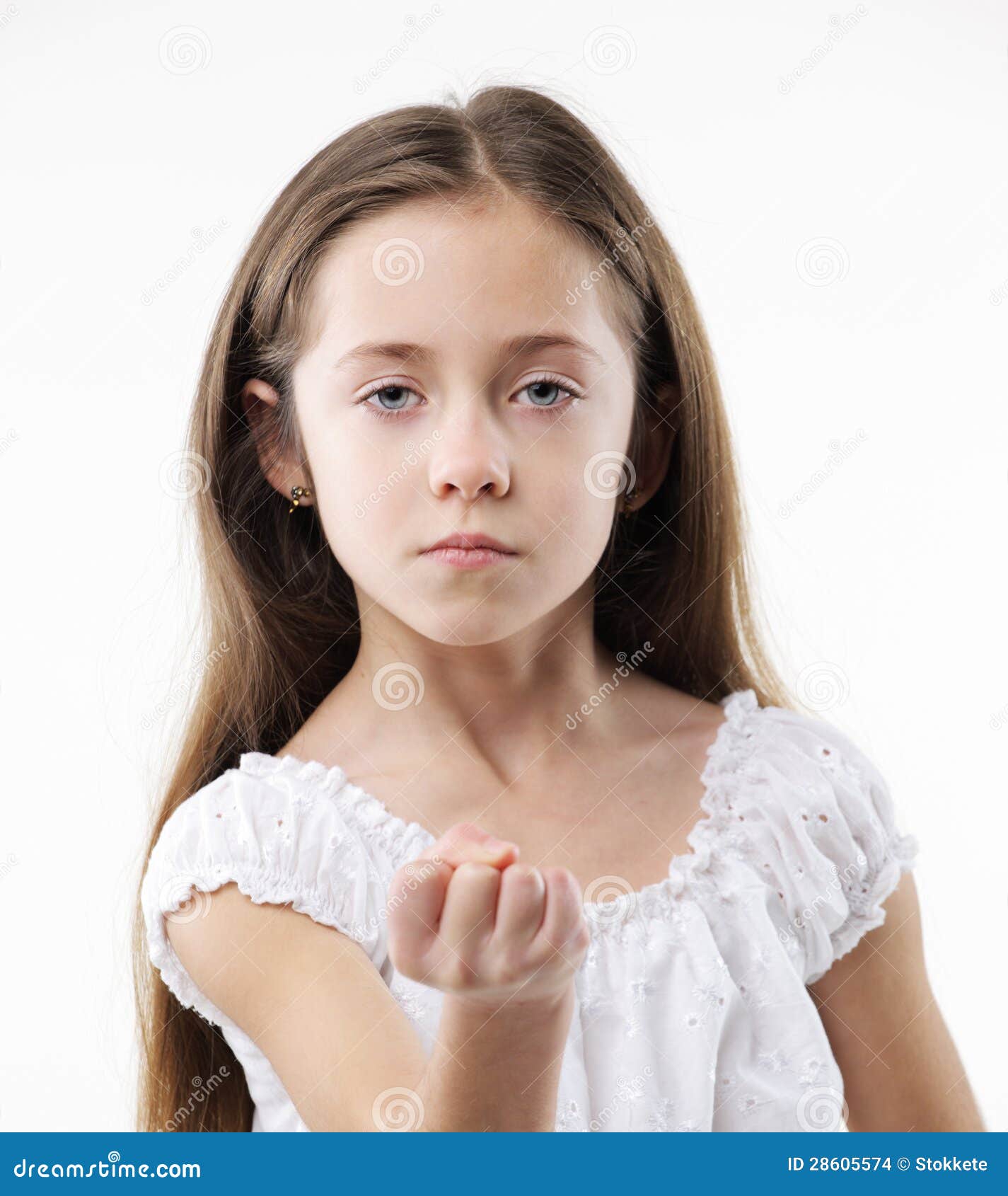 Angry young girl stock photo. Image of portrait, female - 28605574