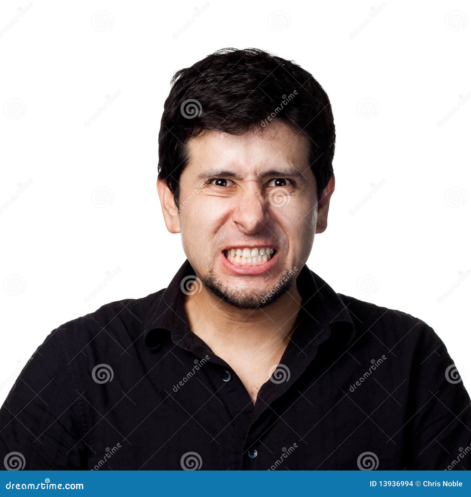 Angry young man stock photo. Image of actor, face, comedy - 13936994