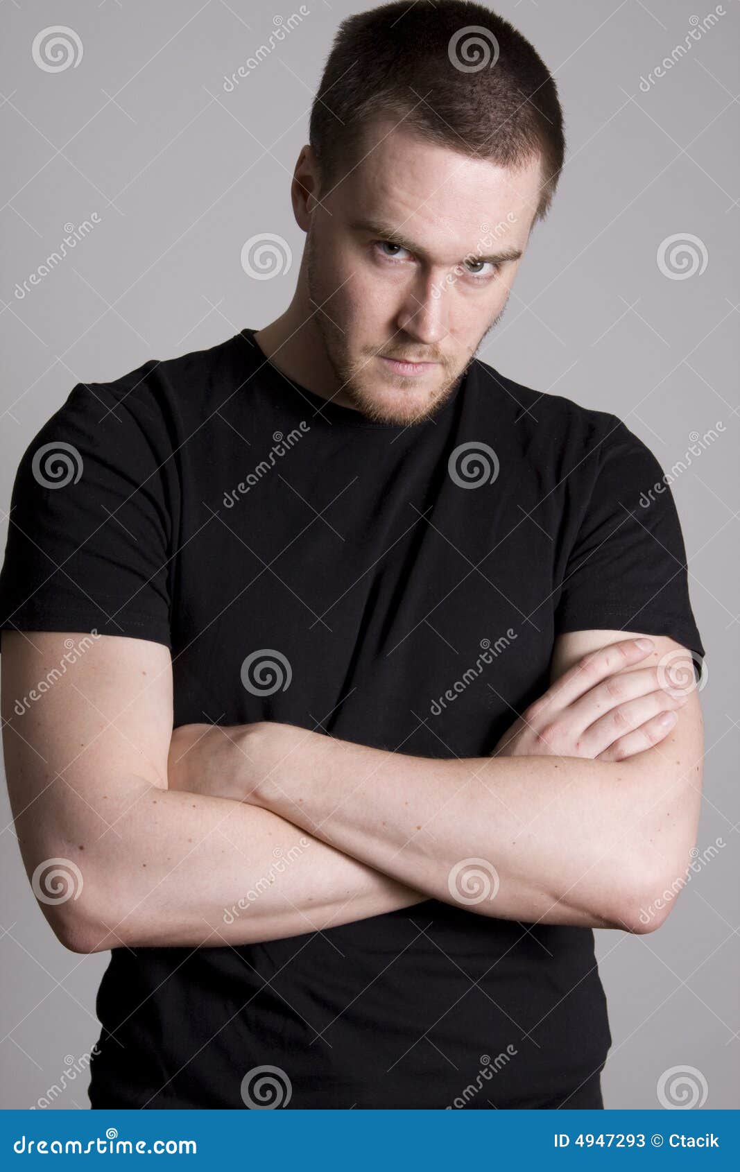 Angry young man stock image. Image of caucasian, evil - 4947293