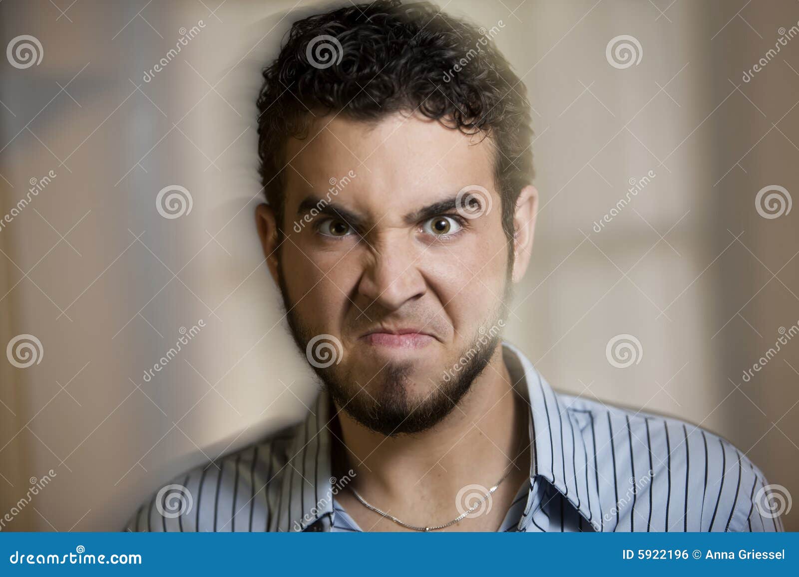 Angry Young Man With Motion Effect Picture. Image: 5922196