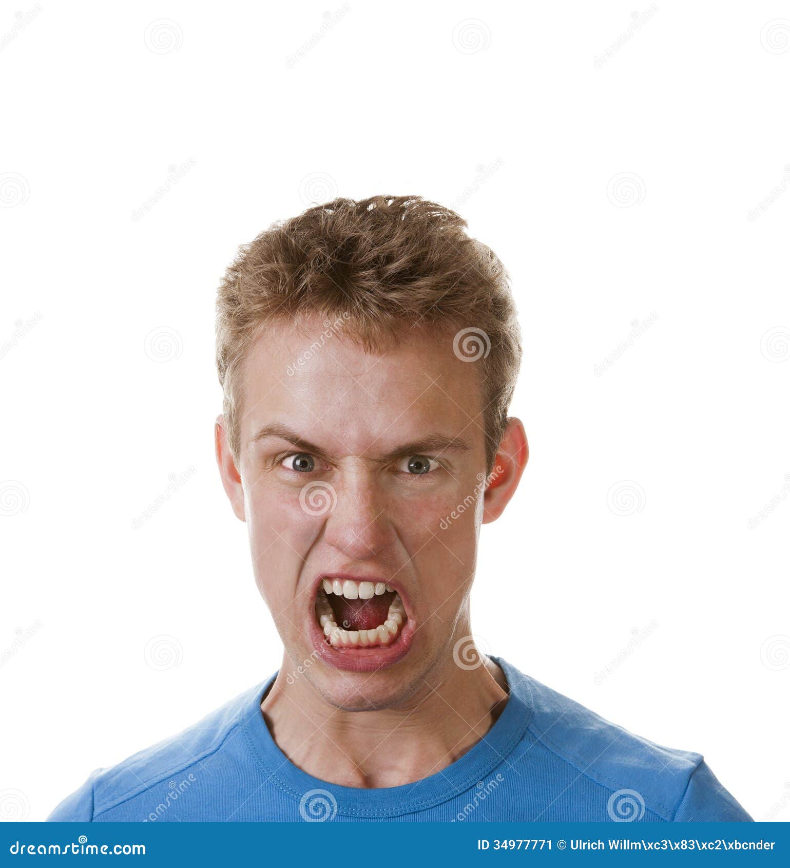Angry young man stock image. Image of irritated, fury - 34977771