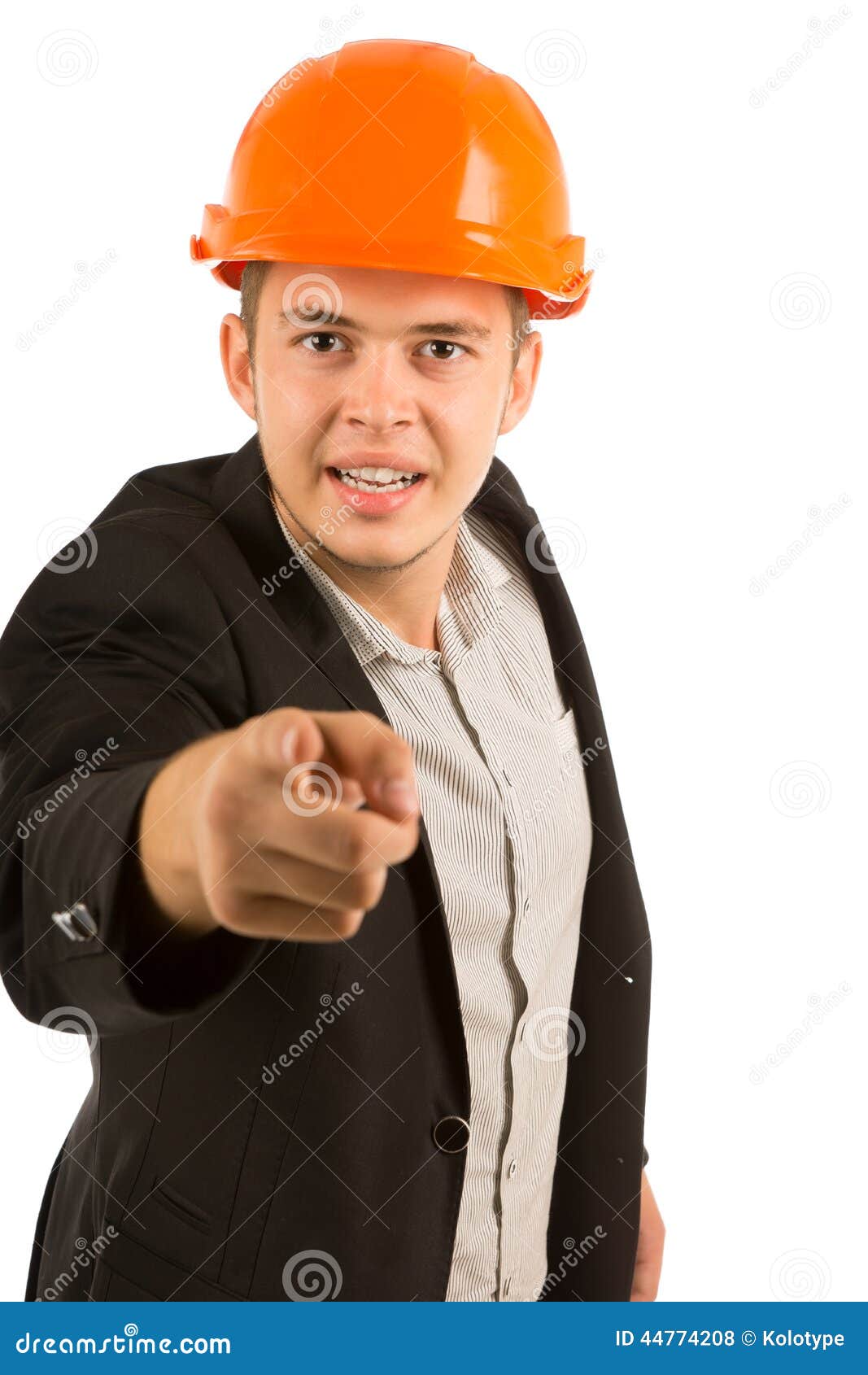 Angry Young Structural Engineer or Architect Stock Photo - Image of ...