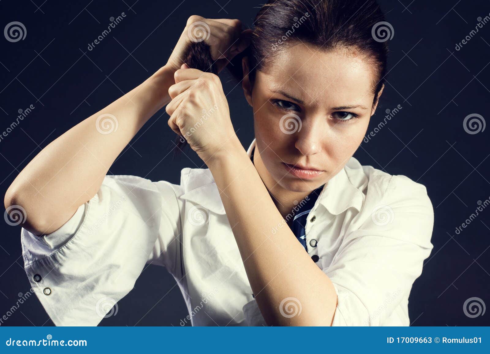 Angry young woman stock image. Image of people, beauty - 17009663