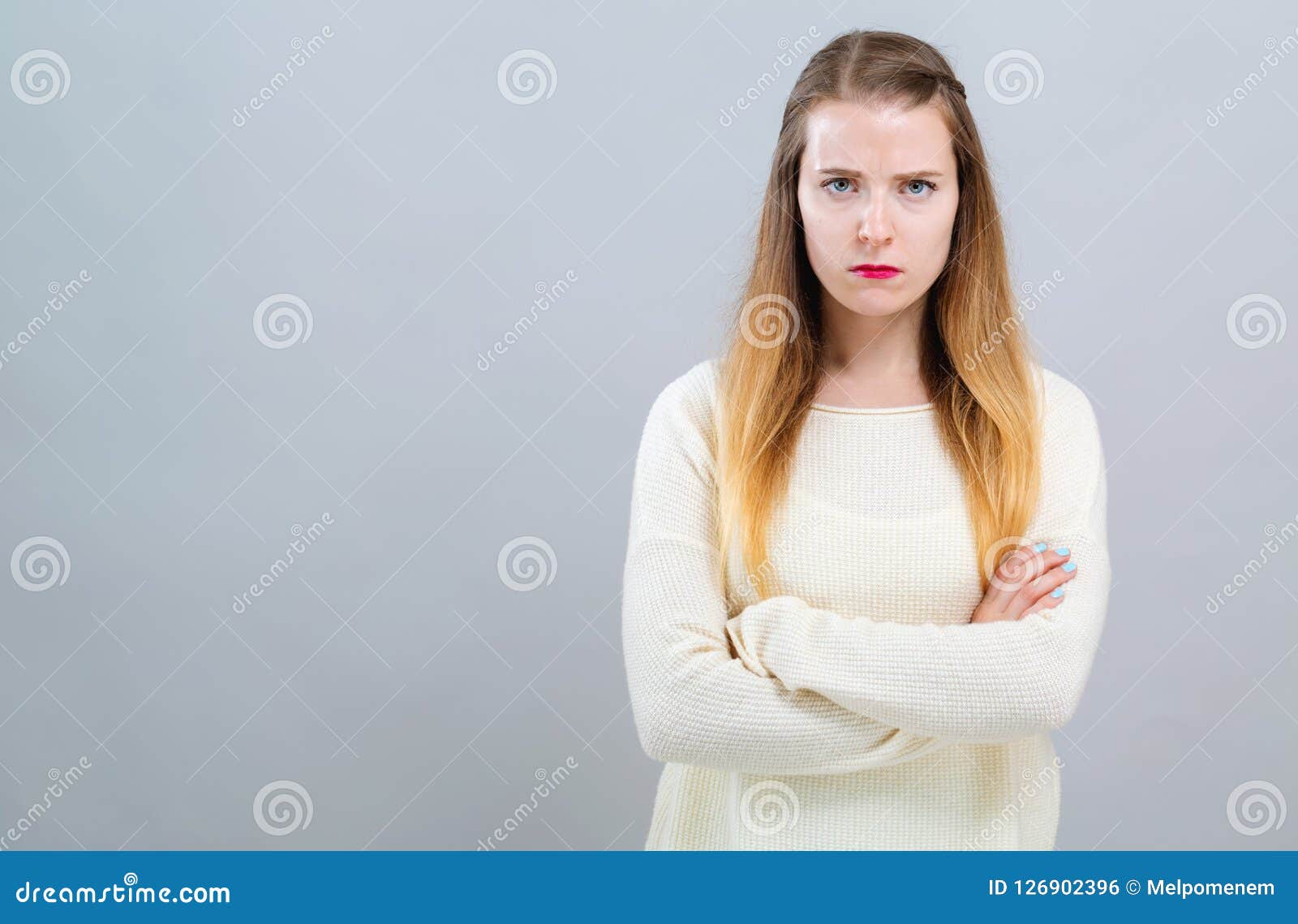 Angry young woman stock photo. Image of paper, angered - 126902396