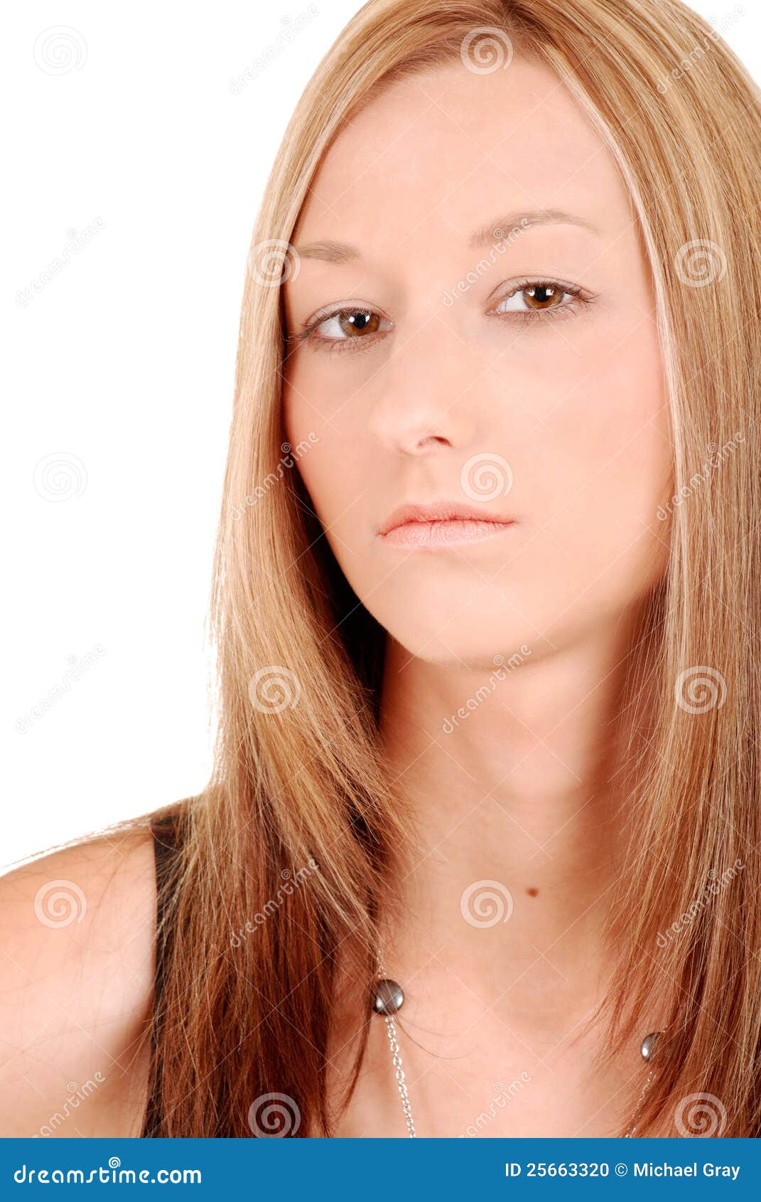 Angry young woman portrait stock photo. Image of lady - 25663320