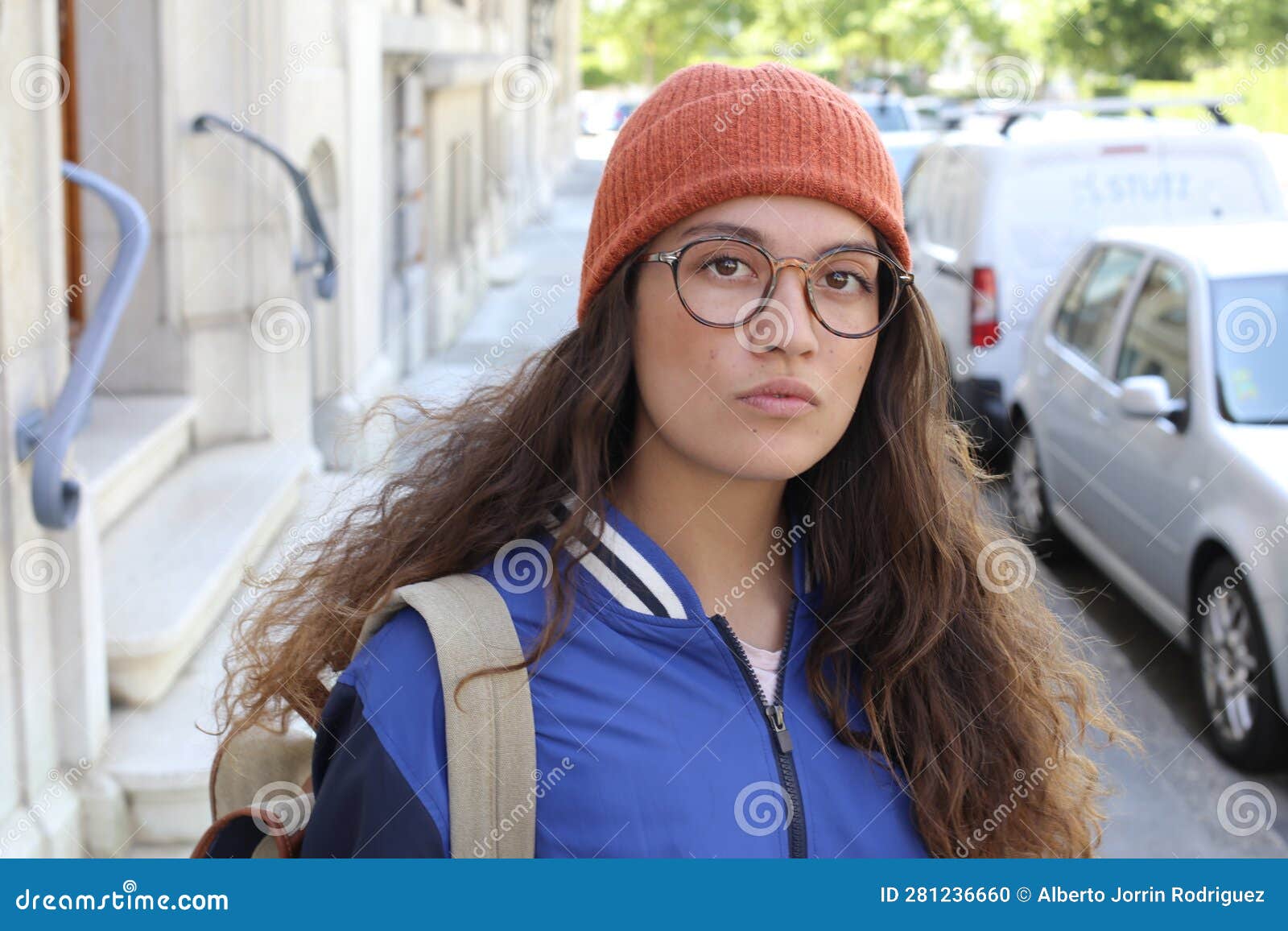 Angry Young Woman on the Street Stock Photo - Image of furious, hate ...