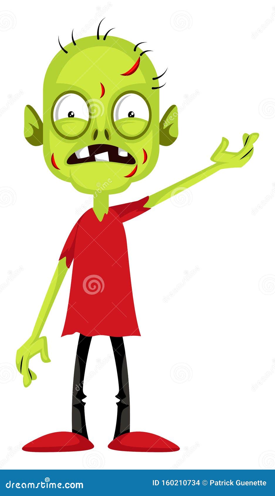 Angry Zombie, Illustration, Vector Stock Vector - Illustration of human ...