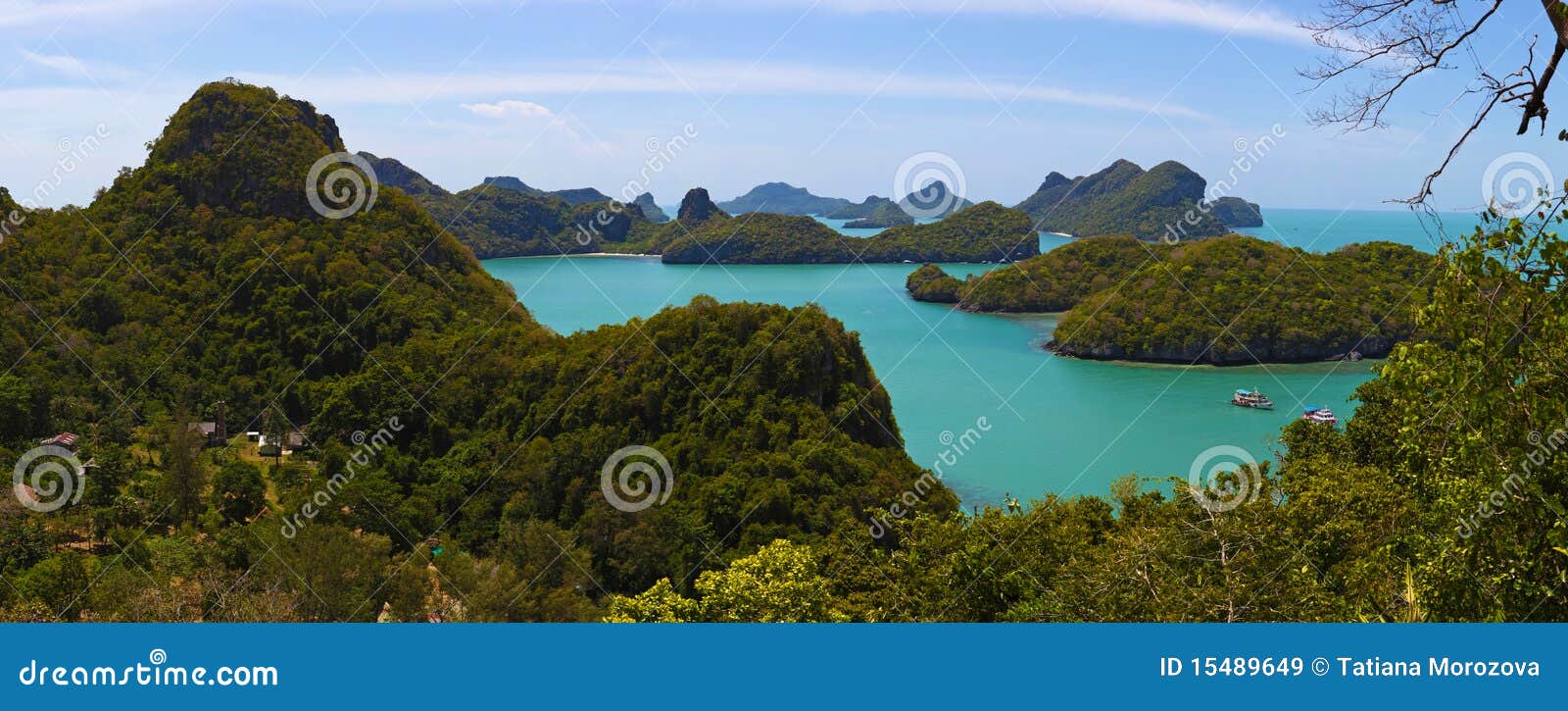 Angthong National Marine Park Stock Image - Image of jungle, national ...