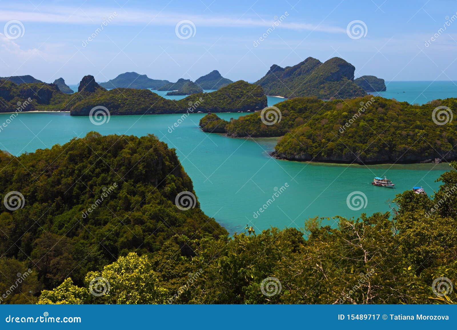 Angthong National Marine Park Stock Image - Image of landscape, marine ...