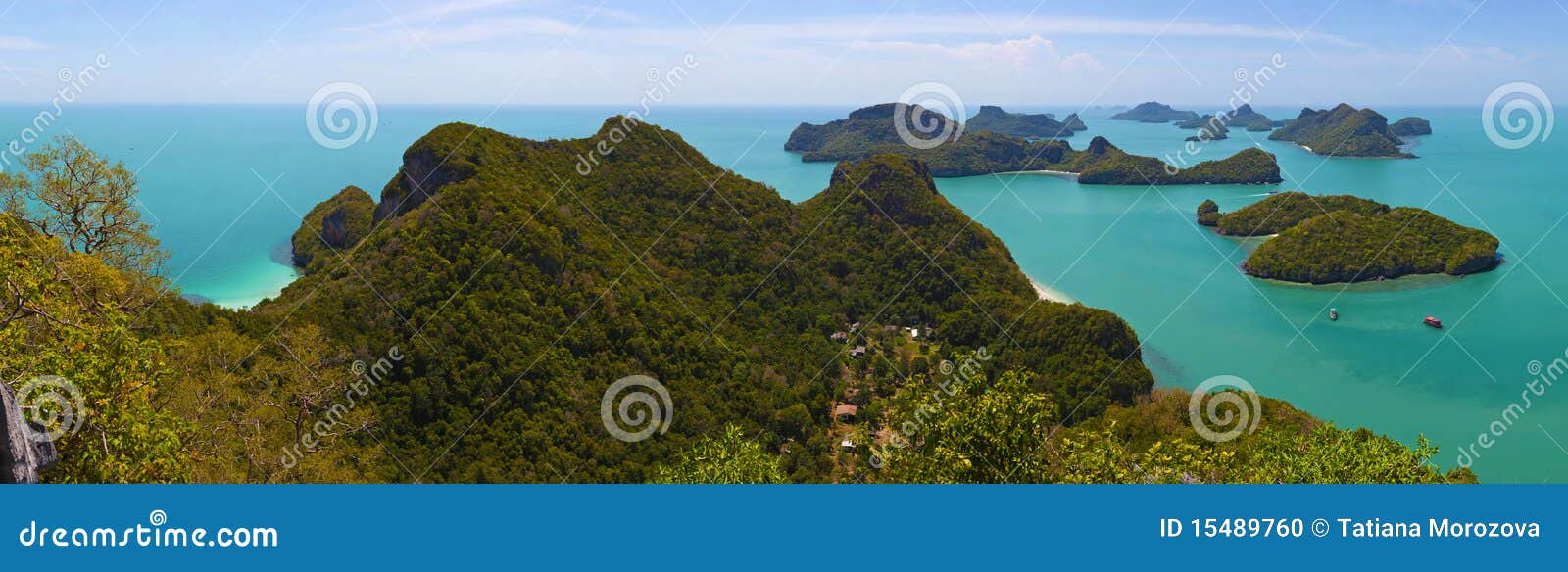 Angthong National Marine Park Stock Photo - Image of angthong, trees ...