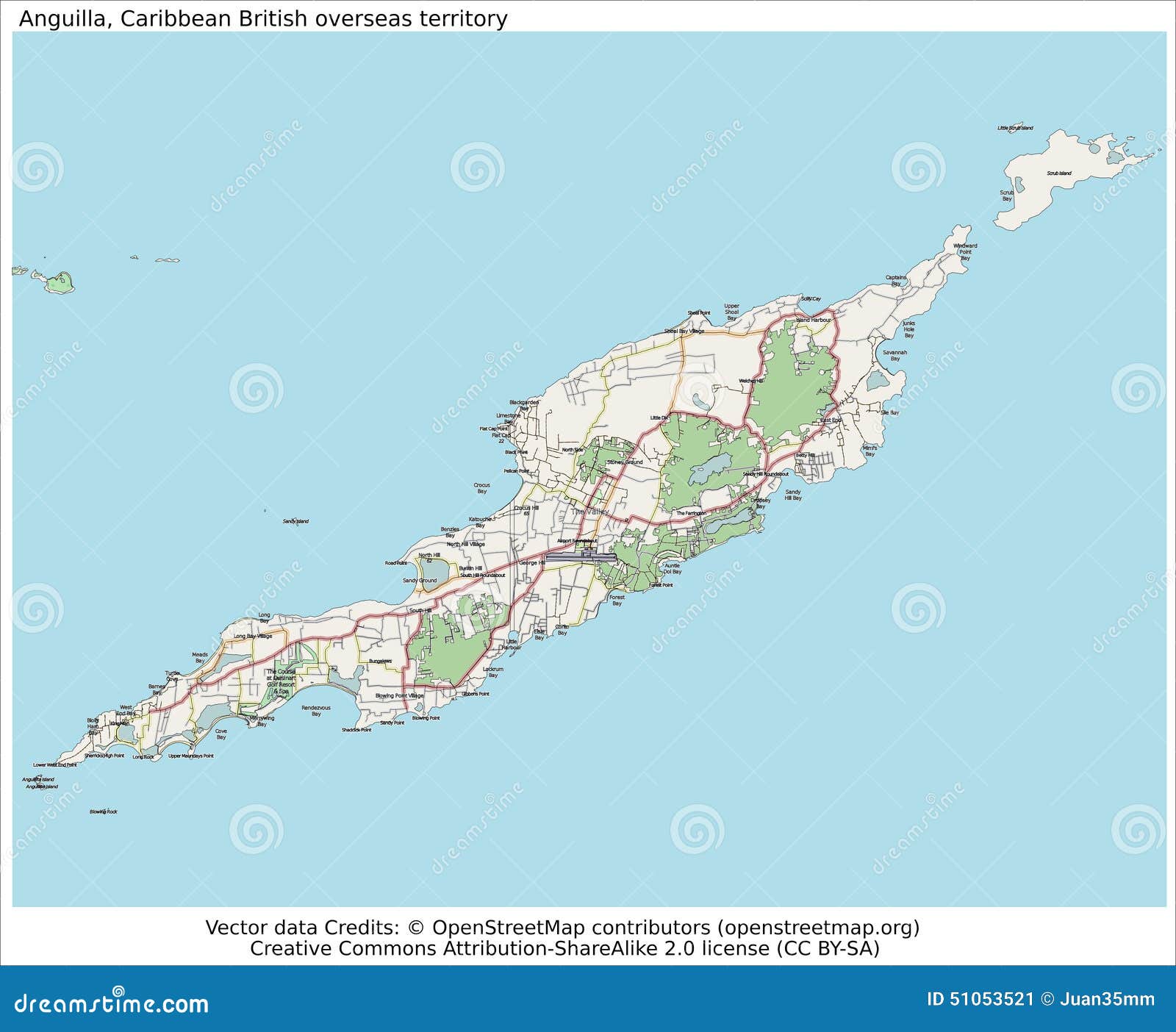 Anguilla Island Stock Illustrations – 281 Anguilla Island Stock ...