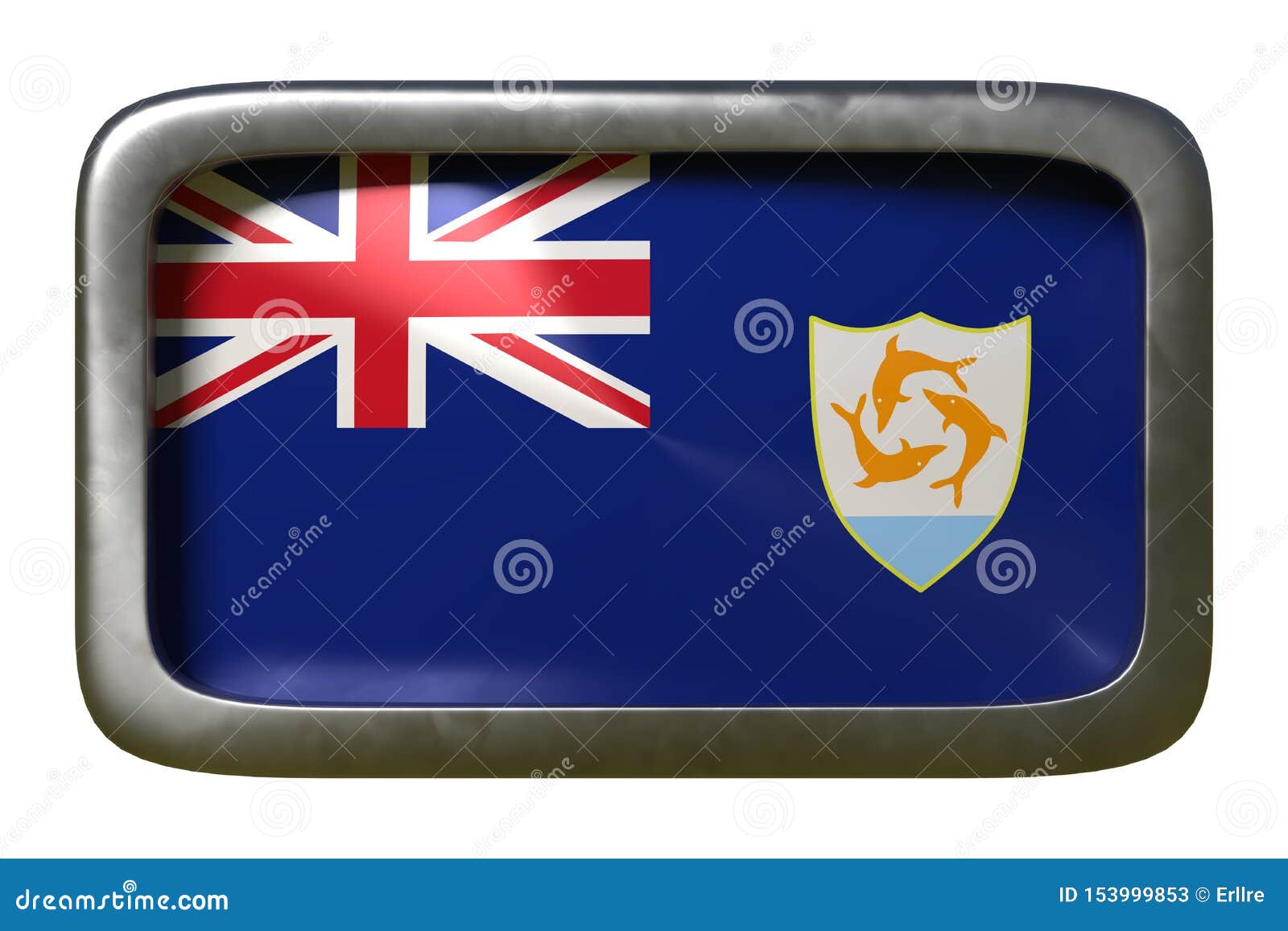 Anguilla flag sign stock illustration. Illustration of overseas - 153999853