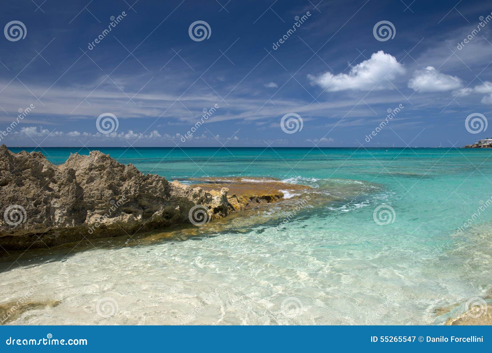 Anguilla island, Caribbean stock image. Image of landscape - 55265547