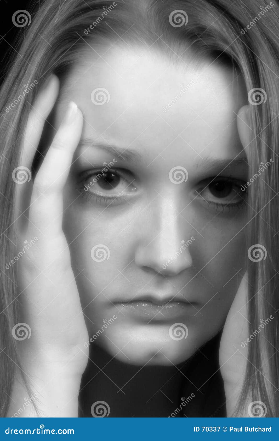 Anguish stock image. Image of white, model, distraught, focus - 70337