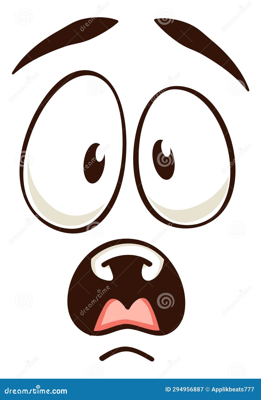 Scared Kid Boy Feeling Uncomfortable Vector Illustration, Children ...