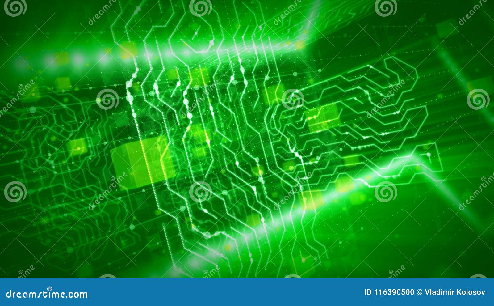 Angular Figures and Rays in Green Board Stock Illustration ...