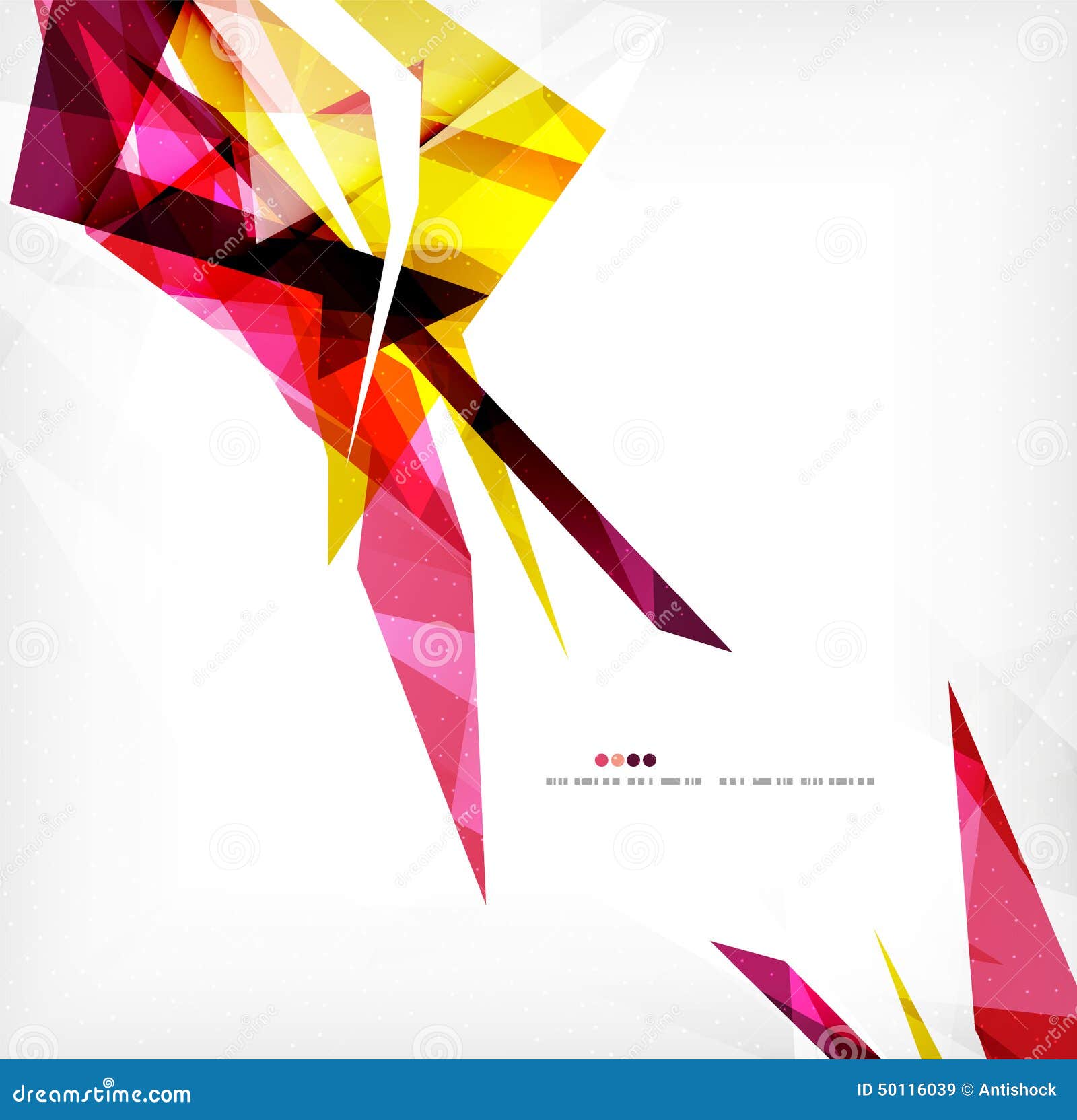 Angular Geometric Color Shapes Stock Vector - Illustration of ...