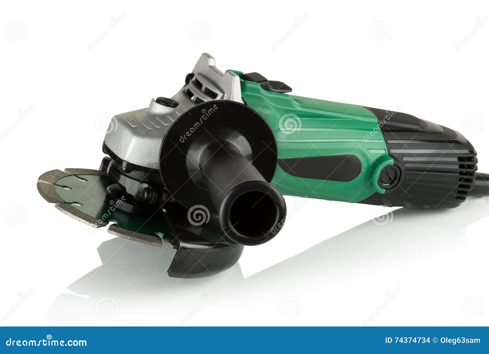 Angular Grinding Machine with a Diamond Wheel Stock Photo - Image of ...