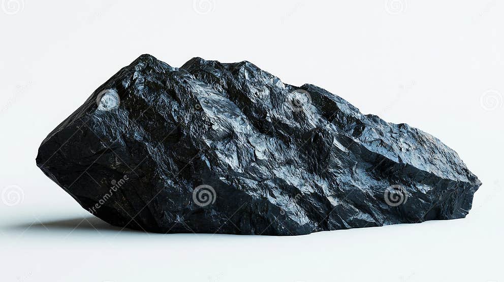 An Angular Rock Structure with a Rough Surface Catches the Eye Against ...