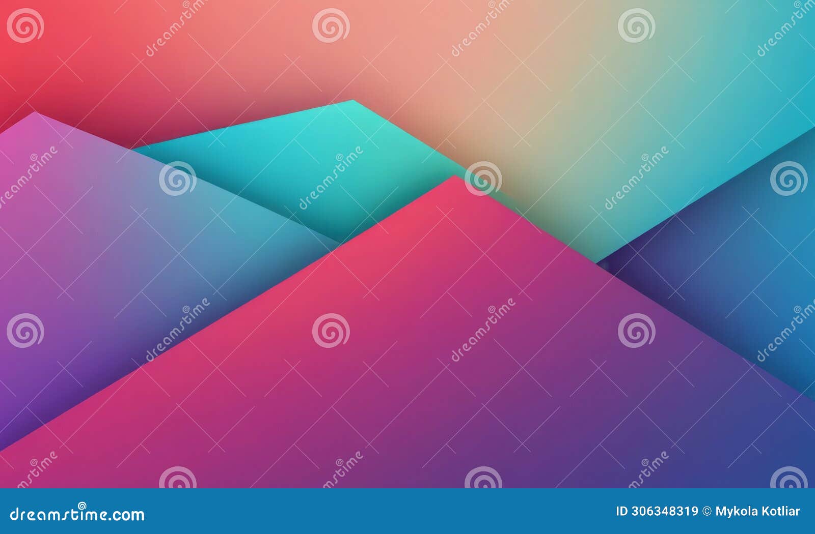 Angular Shapes in Aqua Palevioletred Stock Image - Image of style ...