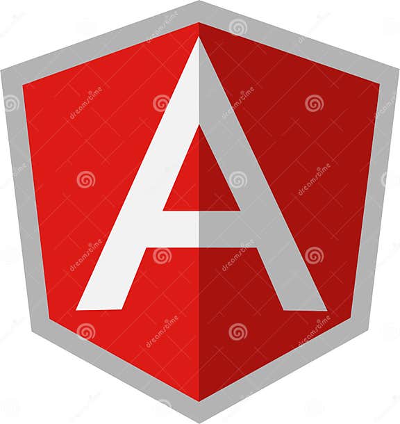 Angular logo editorial photography. Illustration of rewrite - 204759452