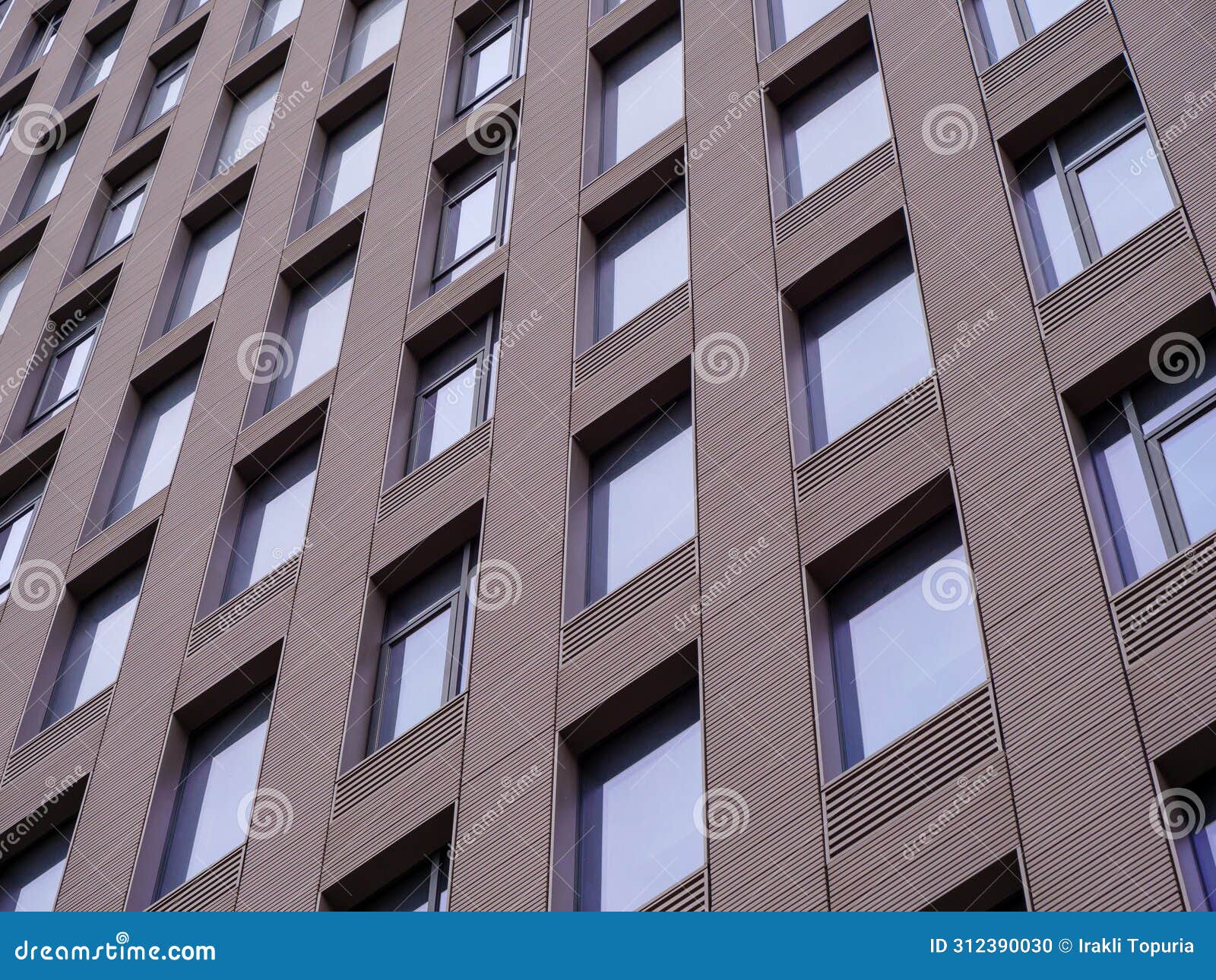 Geometric Facade of the Modern Urban Building Stock Photo - Image of ...