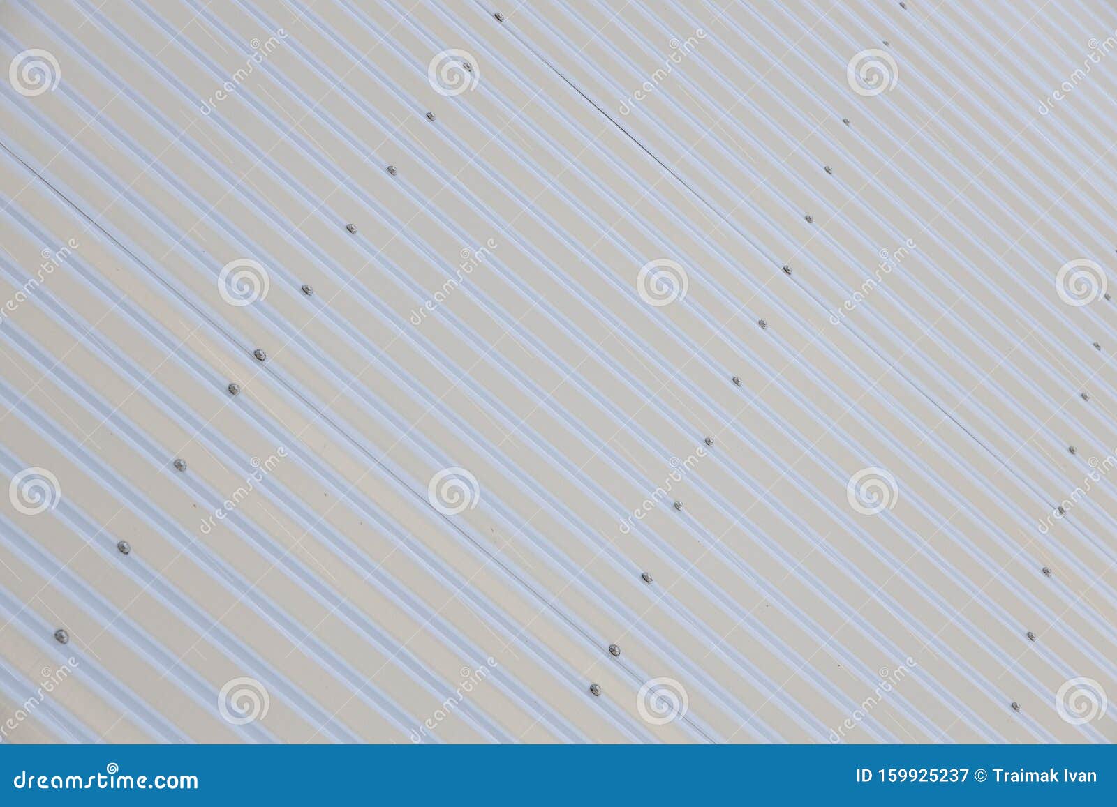 Angular View of Metal Shiny Black Corrugated Surface Stock Image ...