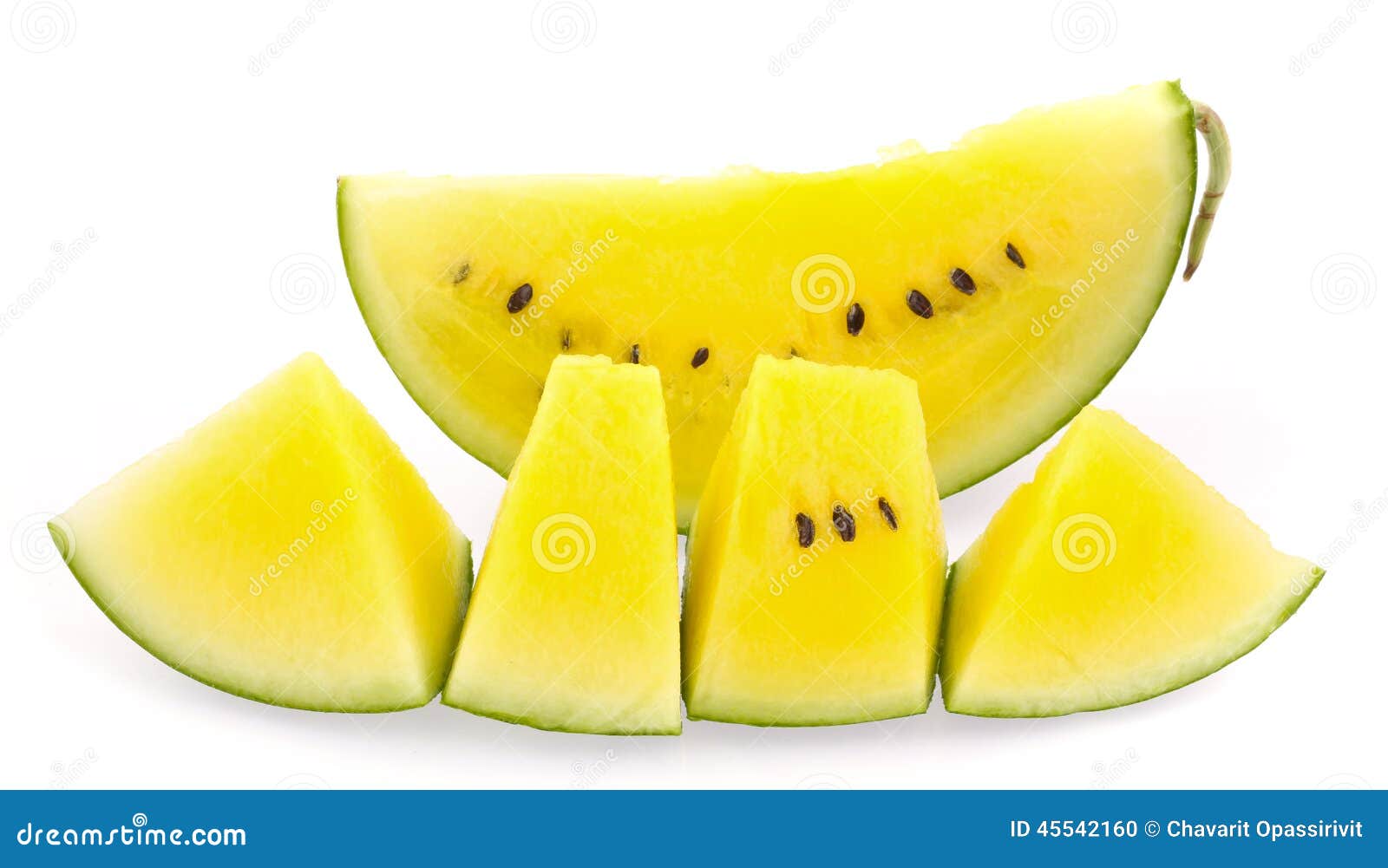 Anguria gialla fotografia stock. Immagine di alimento - 45542160