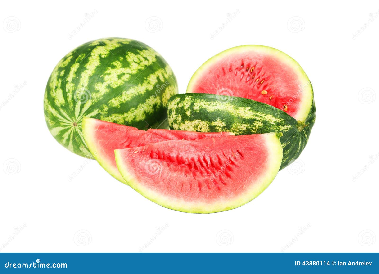 Anguria Isolata Su Un Bianco Fotografia Stock - Immagine di saporito ...