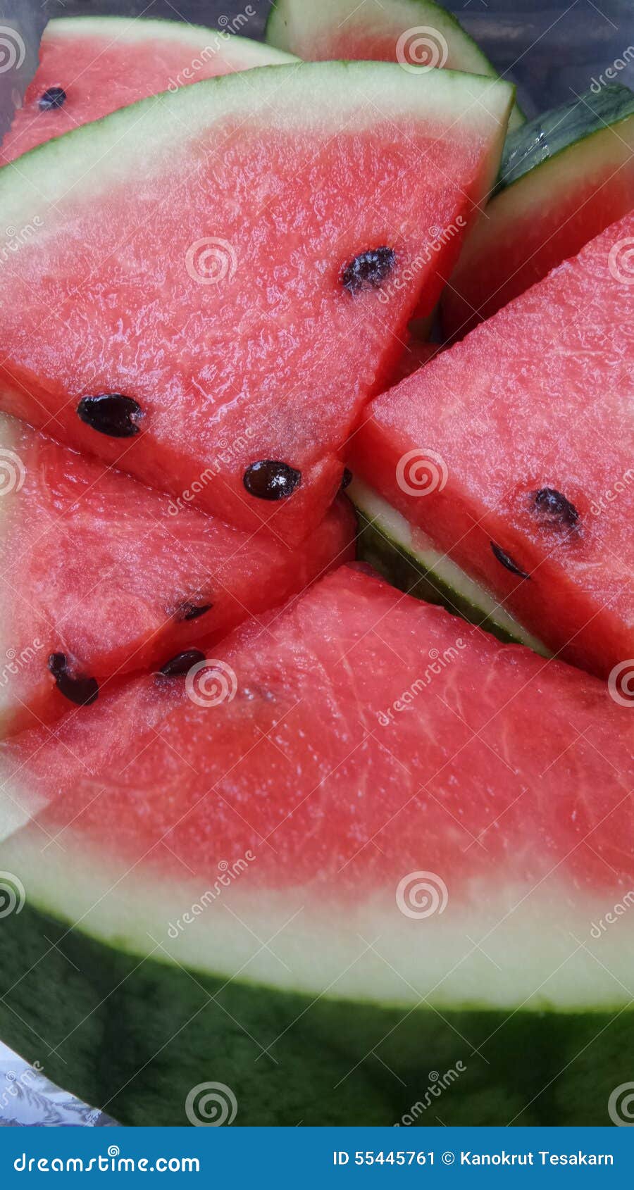 Anguria Rossa Fresca Succosa E Dolce Immagine Stock - Immagine di ...