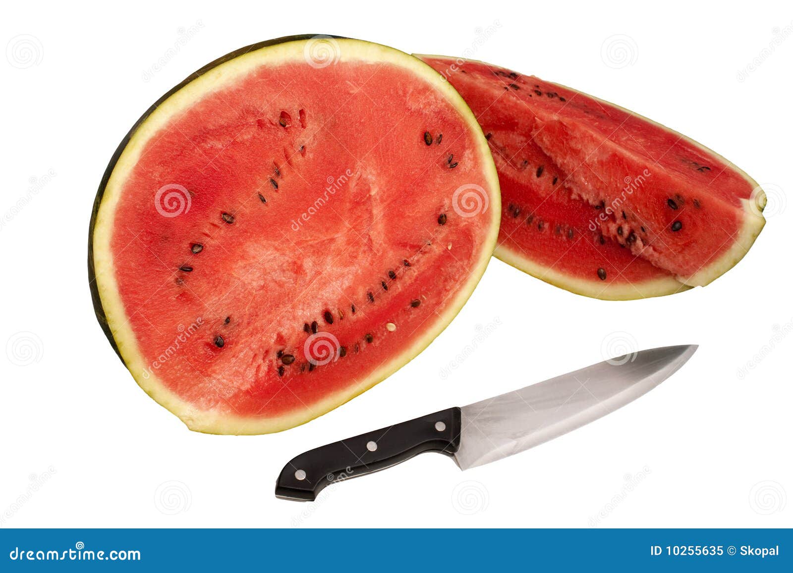 Anguria tagliata immagine stock. Immagine di frutta, fetta - 10255635