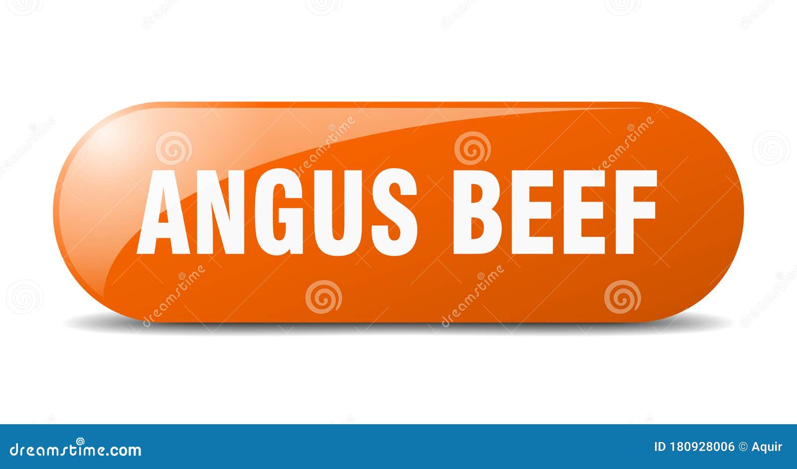 Angus Beef Button. Angus Beef Sign. Key. Push Button Stock Vector ...