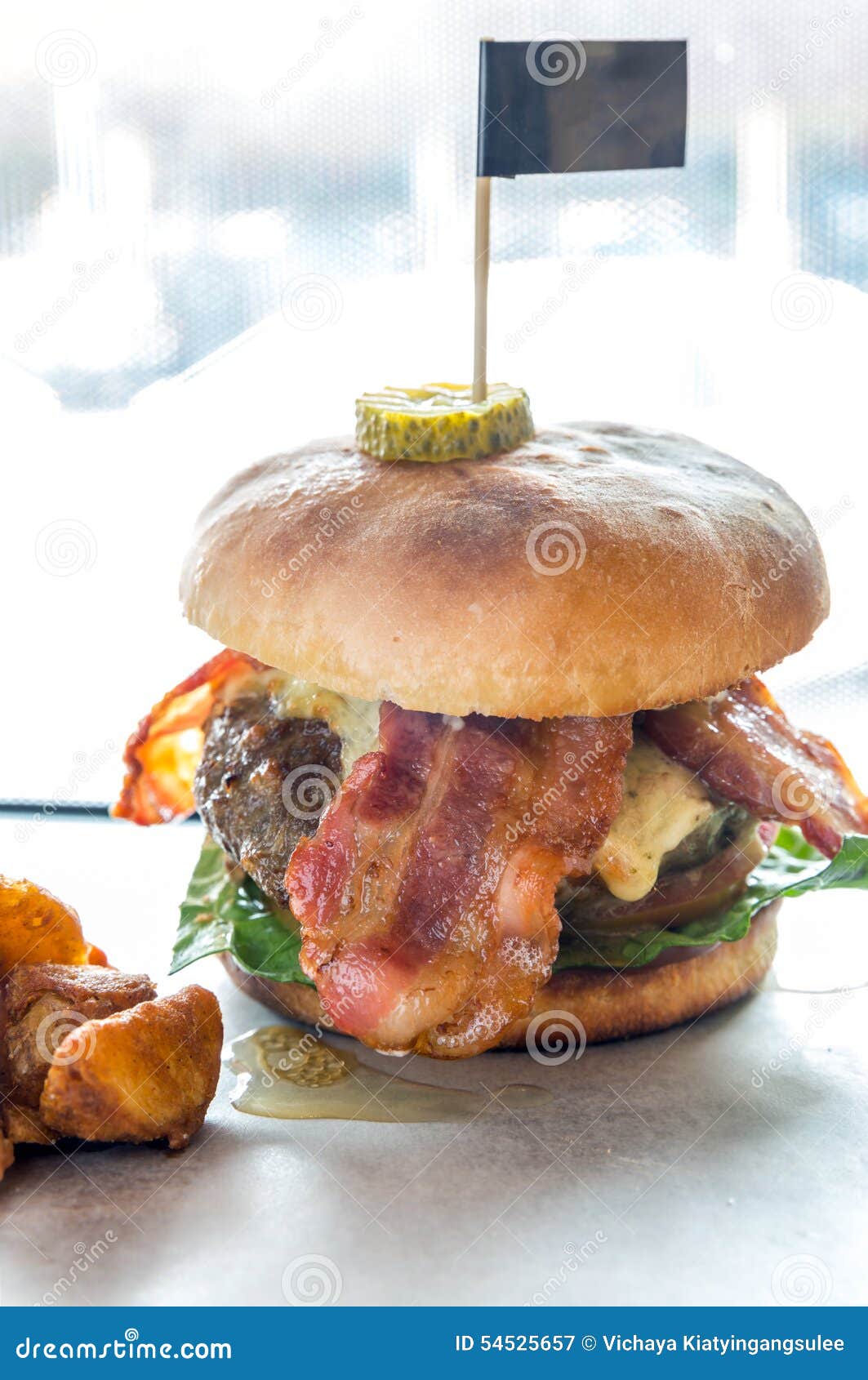 Angus beef Hamburger stock image. Image of sandwich, burger - 54525657