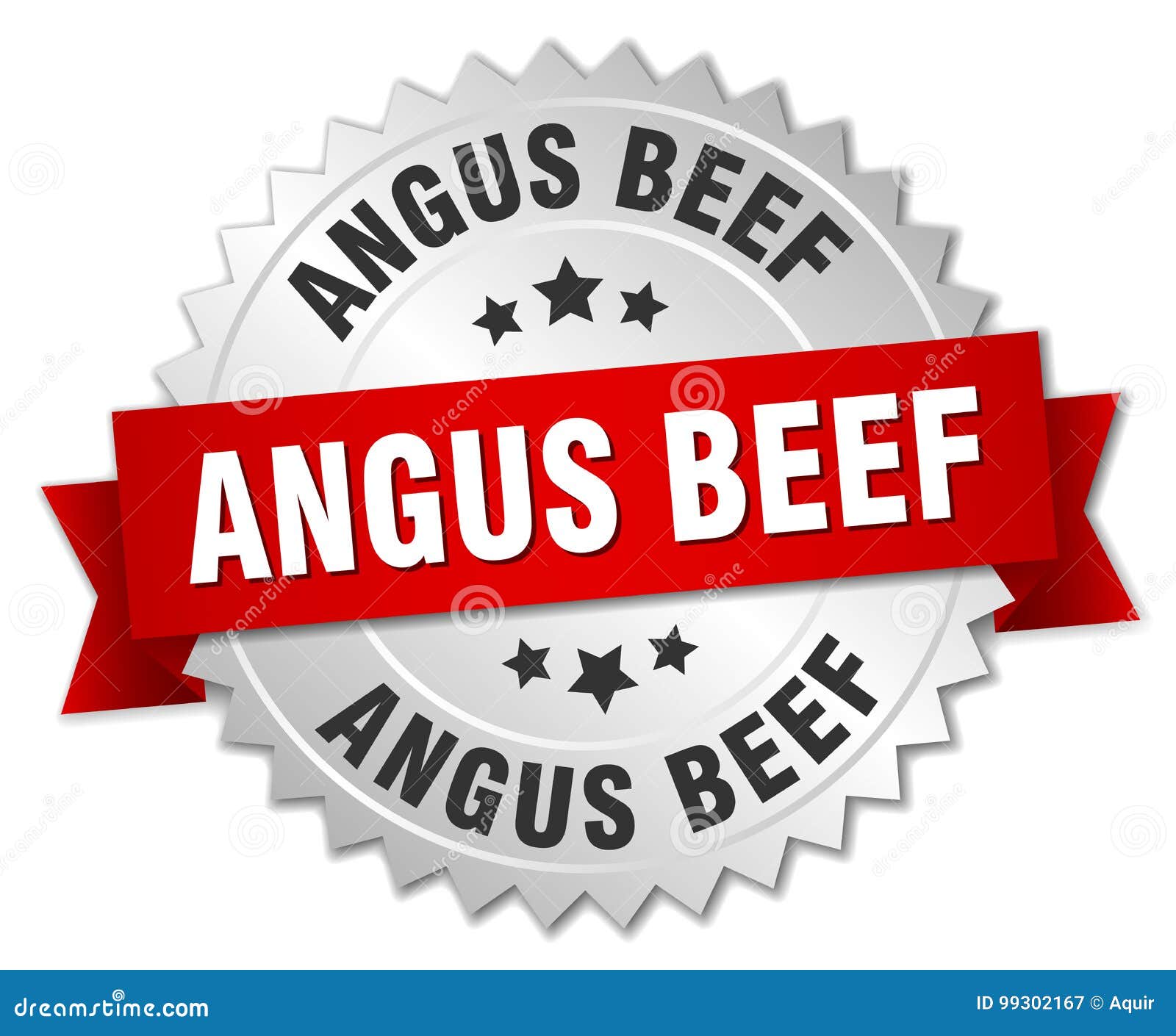 Angus beef badge stock vector. Illustration of round - 99302167