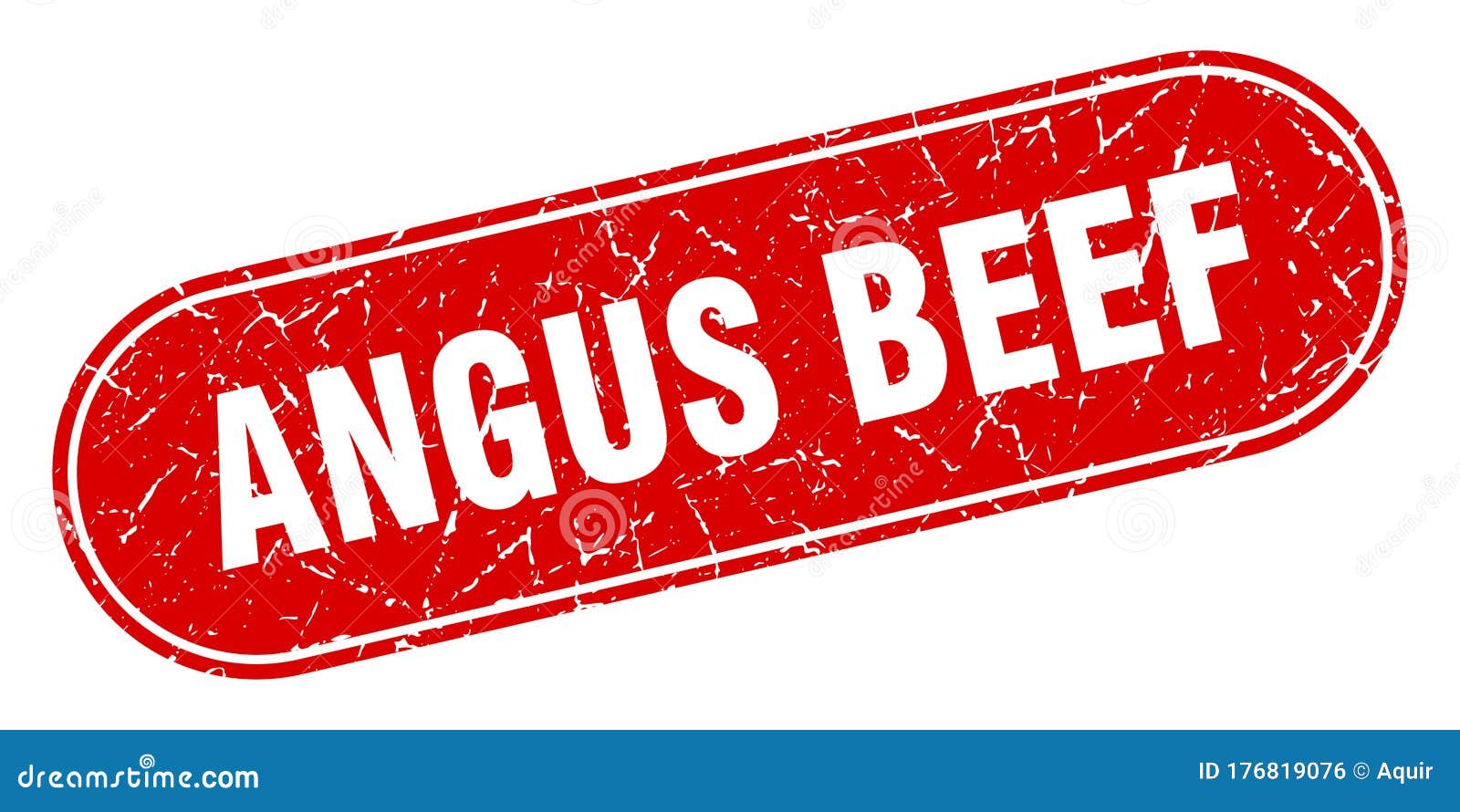 Angus Beef Sign. Angus Beef Grunge Stamp Stock Vector - Illustration of ...